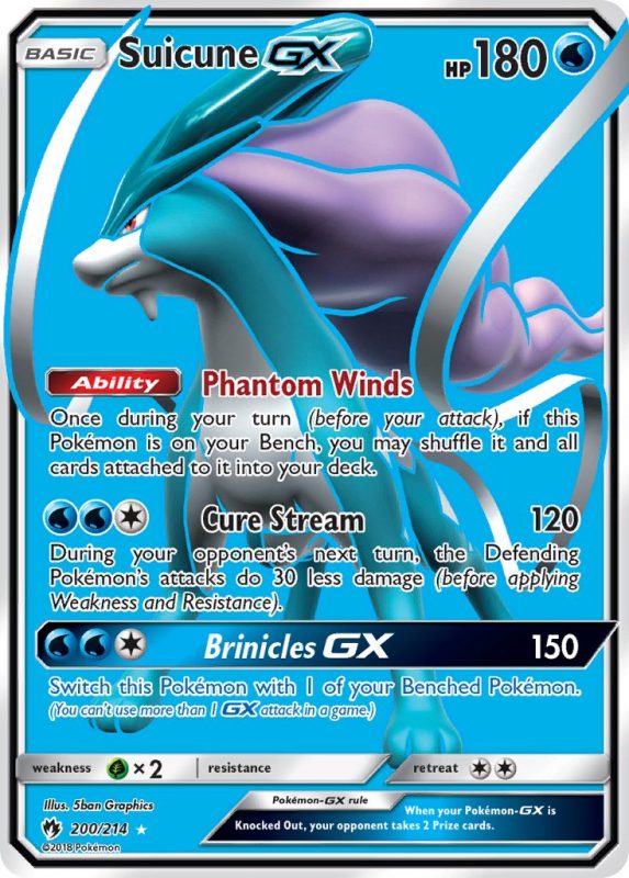 Check de actuele waarde van je Suicune-GX 200/214 kaart uit de Lost ...