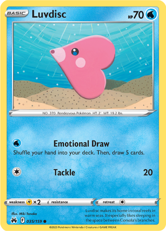 Bekijk de waarde van je Luvdisc 035/159 Pokemon kaart op Pokemonkaart.nl