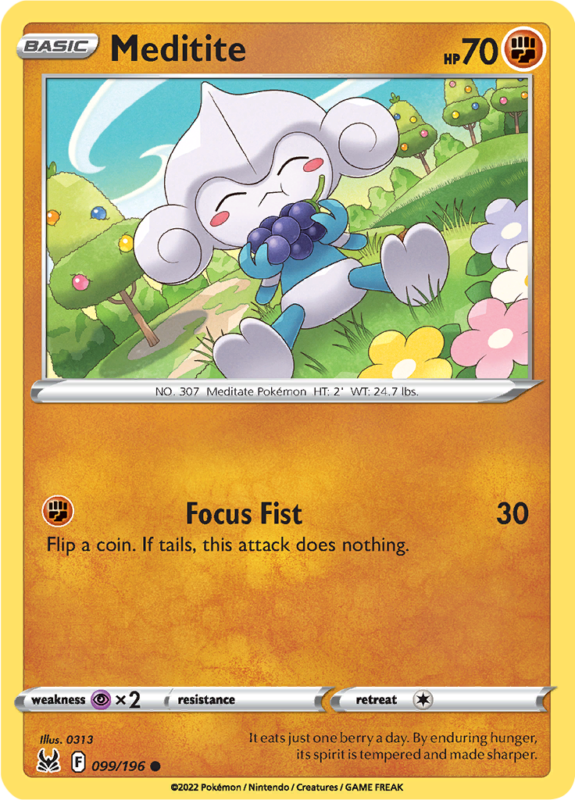 Bekijk als eerste de Meditite 099 Pokemon kaart uit de net verschenen ...