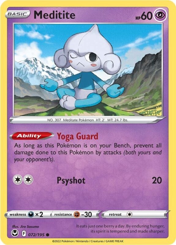 Bekijk de waarde van de Meditite 072/195 Pokemon kaart uit Silver ...