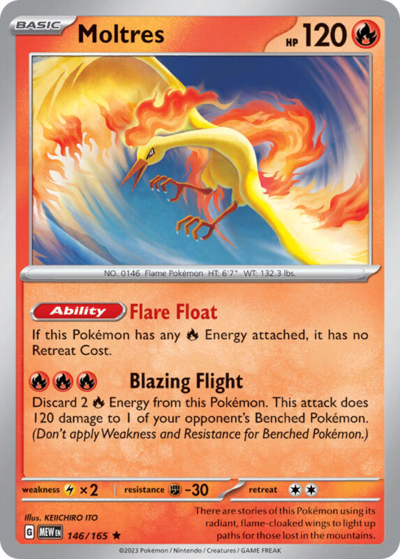 Check de actuele waarde van je Moltres 146/165 uit de 151 set op ...
