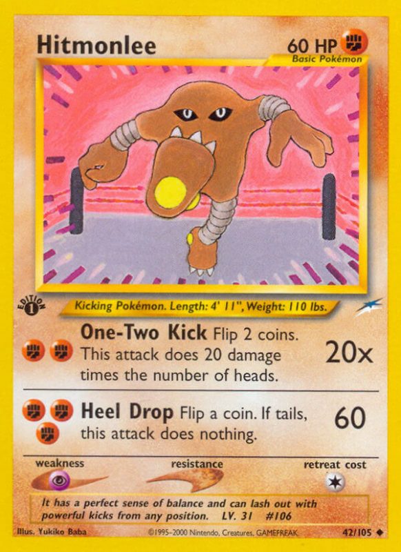 Check de actuele waarde van je Hitmonlee 42/105 kaart uit de Neo ...