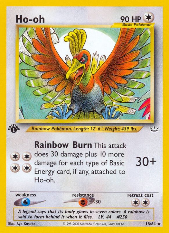 Check de actuele waarde van je Ho-oh 149/144 kaart uit de Skyridge set.