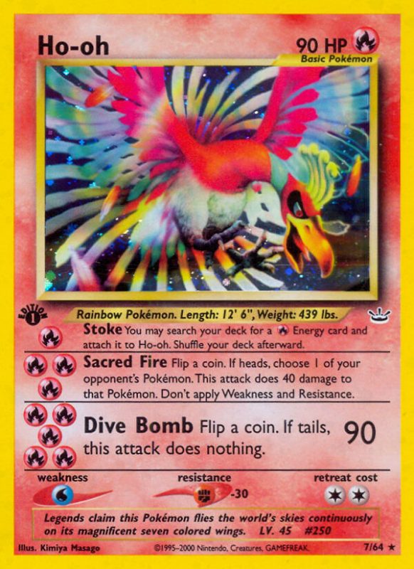 Ho-oh - Pokemonkaart