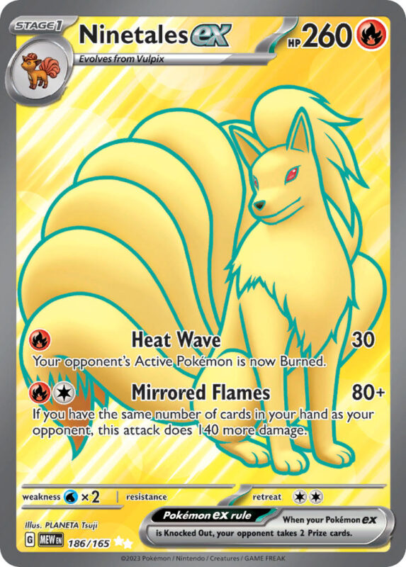 Check de actuele waarde van je Ninetales ex 186/165 uit de 151 set op ...