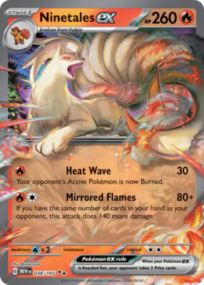 Check de actuele waarde van je Ninetales ex 38/165 uit de 151 set op Pokemonkaart.nl