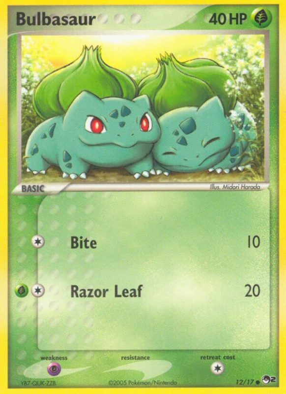 Check de actuele waarde van je Bulbasaur 12/17 kaart uit de POP Series ...