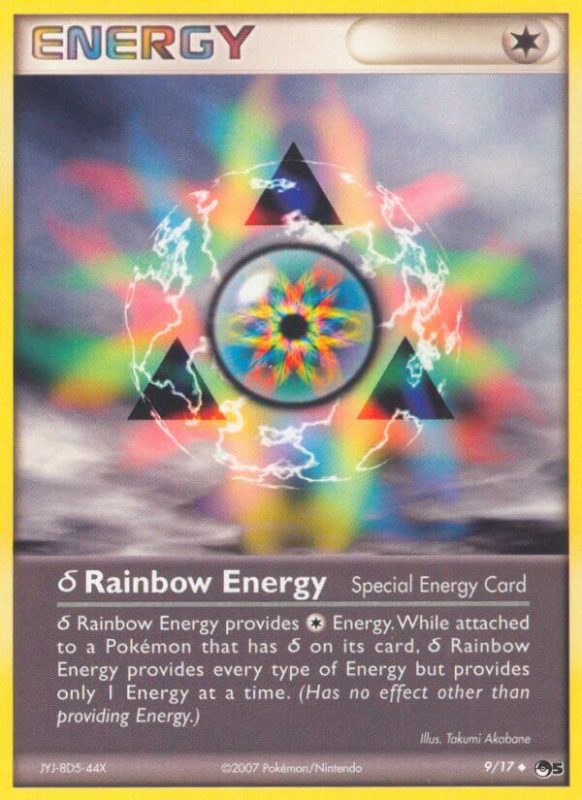 Check de actuele waarde van je δ Rainbow Energy 9/17 kaart uit de POP ...