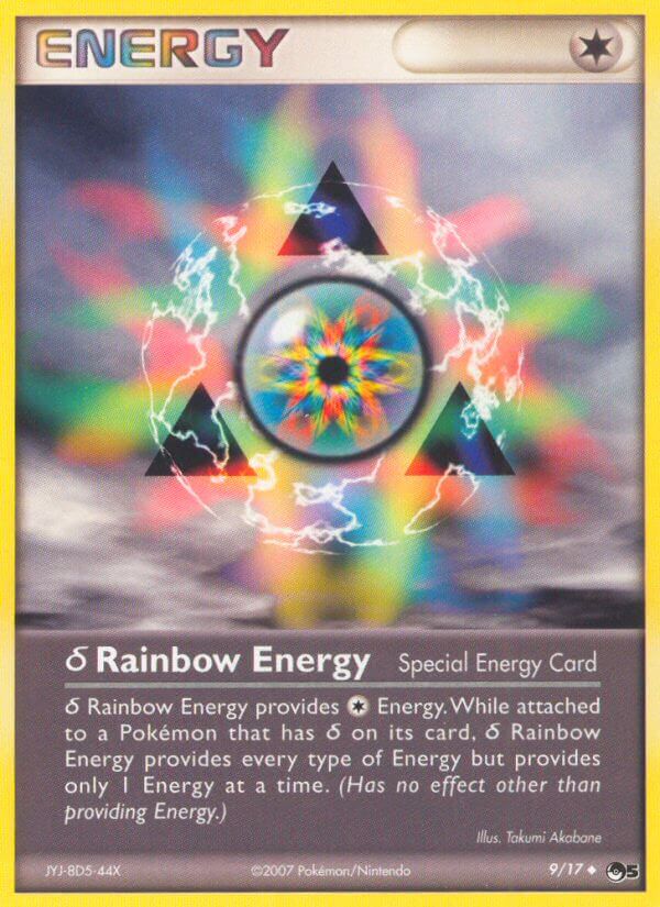Check de actuele waarde van je δ Rainbow Energy 9/17 kaart uit de POP ...