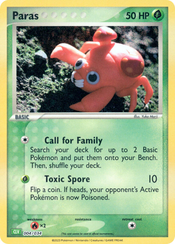 Wat is Paras 004/034 uit Pokemon TCG Classic - Venusaur waard ...