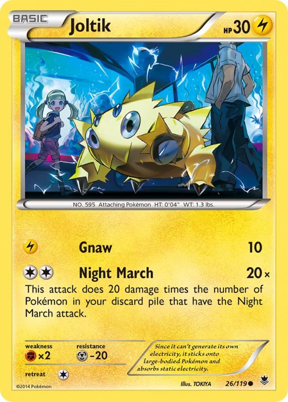 Check de actuele waarde van je Joltik 26/119 kaart uit de Phantom Forces set.