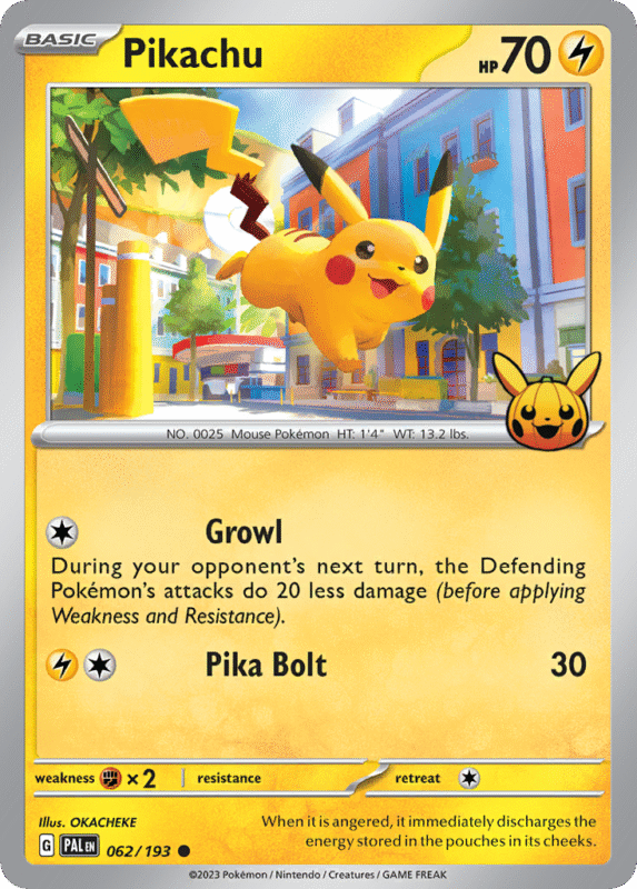 Wat is Pikachu 062/193 uit Trick or Trade 2023 waard? - Pokemonkaart.nl