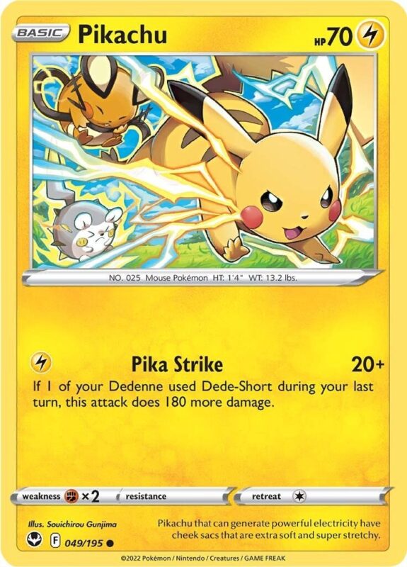Bekijk de waarde van de Pikachu 049/195 Pokemon kaart uit Silver ...