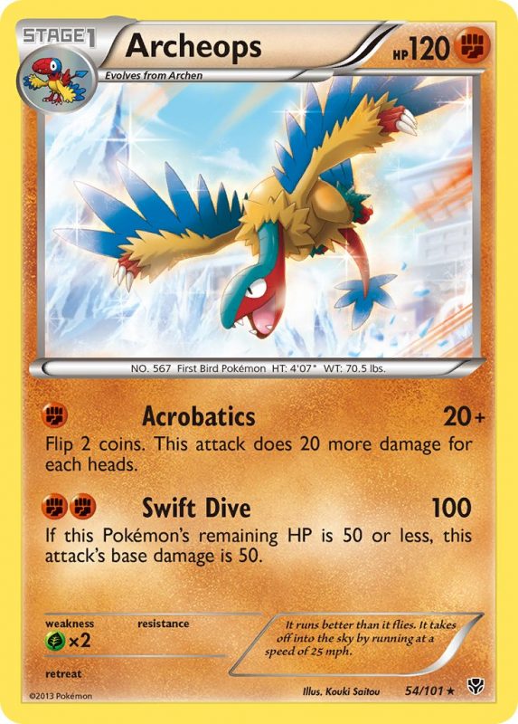 Check de actuele waarde van je Archeops 54/101 kaart uit de Plasma Blast set.