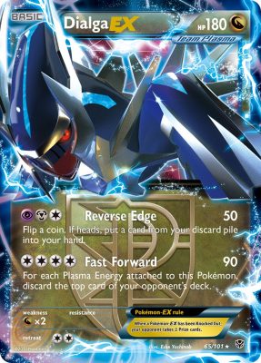 Check de actuele waarde van je Dialga-EX 62/119 kaart uit de Phantom Forces set.