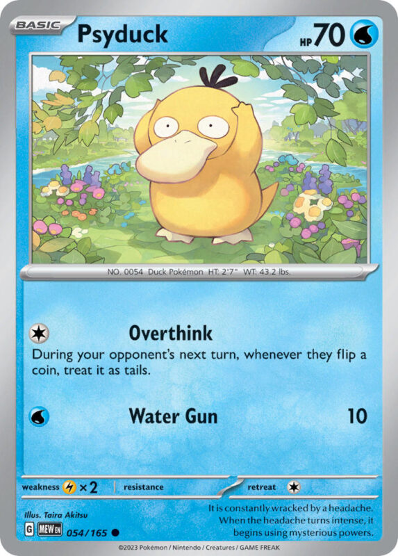 Check de actuele waarde van je Psyduck 54/165 uit de 151 set op Pokemonkaart.nl