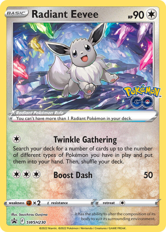 Check de actuele waarde van je Radiant Eevee SWSH230 kaart