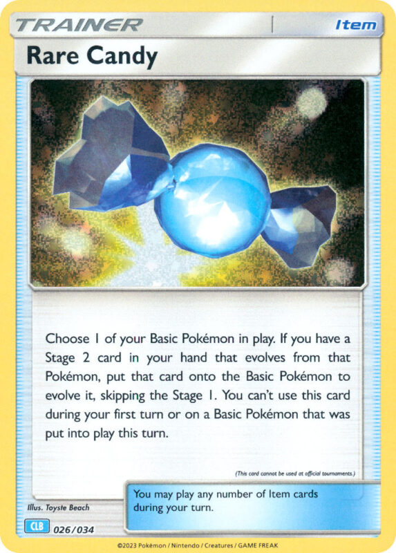 Wat is Rare Candy 026/034 uit Pokemon TCG Classic - Blastoise waard ...
