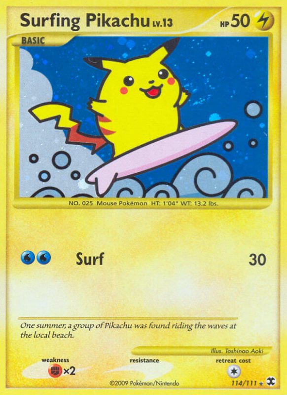 Check de actuele waarde van je Surfing Pikachu 114/111 kaart uit de ...