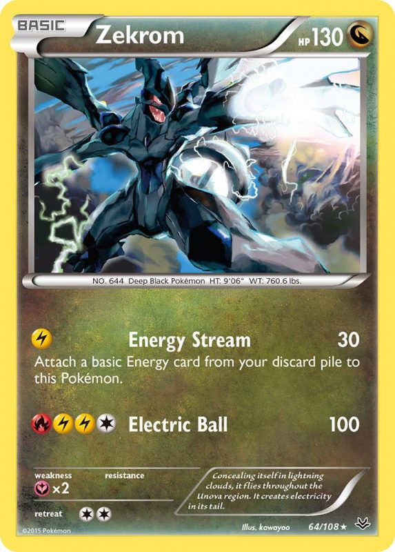 Check de actuele waarde van je Reshiram & Zekrom-GX 157/236 kaart uit de Cosmic Eclipse set.