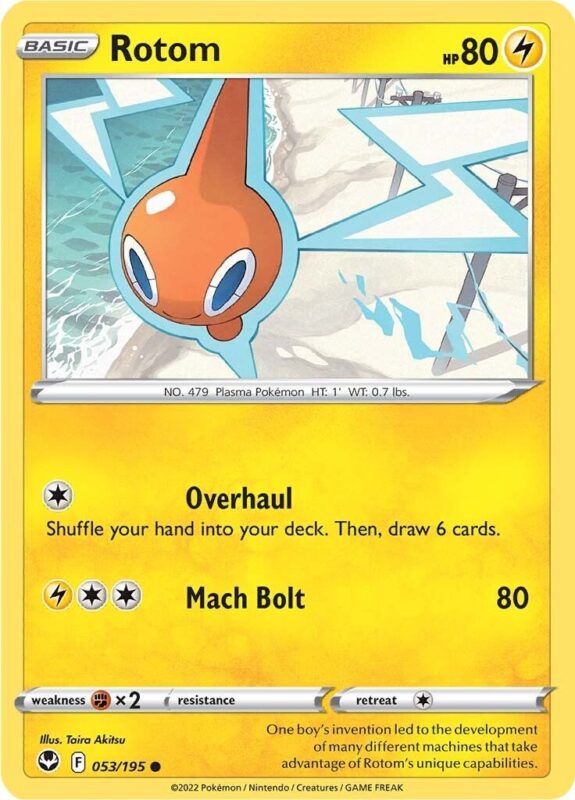 Bekijk de waarde van de Rotom 053/195 Pokemon kaart uit Silver Tempest ...