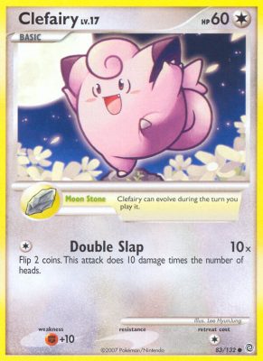 Check de actuele waarde van je Clefairy 83/132 kaart uit de Secret Wonders set.