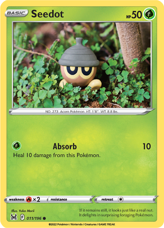 Bekijk als eerste de Seedot 011 Pokemon kaart uit de net verschenen ...