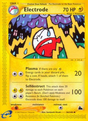 Check de actuele waarde van je Electrode 21/102 kaart uit de Base Set set.