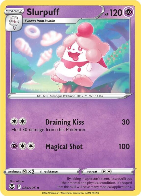 Bekijk de waarde van de Slurpuff 084/195 Pokemon kaart uit Silver ...