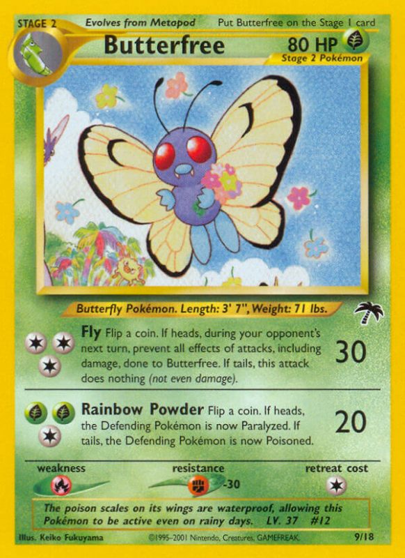 Check de actuele waarde van je Butterfree 9/18 kaart uit de Southern ...