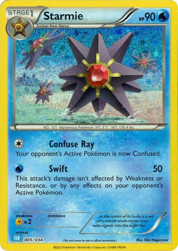 Wat is Starmie 005/034 uit Pokemon TCG Classic - Blastoise waard ...