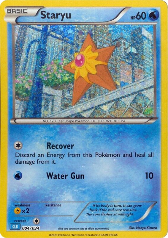 Wat is Staryu 004/034 uit Pokemon TCG Classic - Blastoise waard ...
