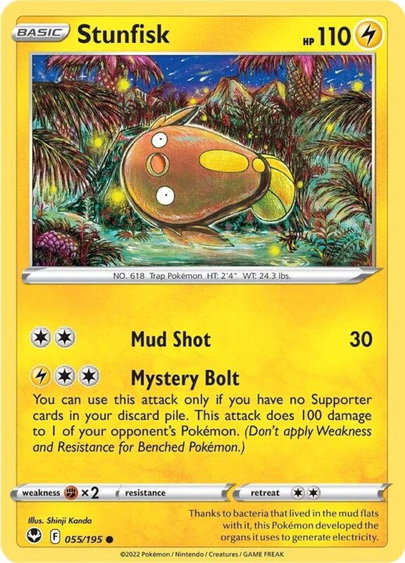 Bekijk de waarde van de Stunfisk 055/195 Pokemon kaart uit Silver ...