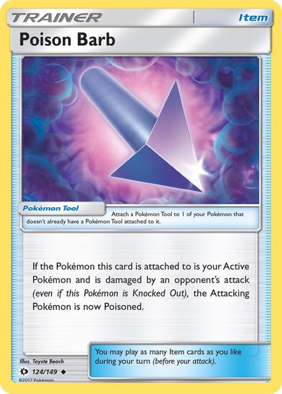 Check de actuele waarde van je Poison Barb 124/149 kaart uit de Sun ...