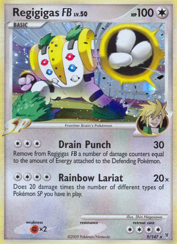 Check de actuele waarde van je Regigigas-EX 99/99 kaart uit de Next Destinies set.