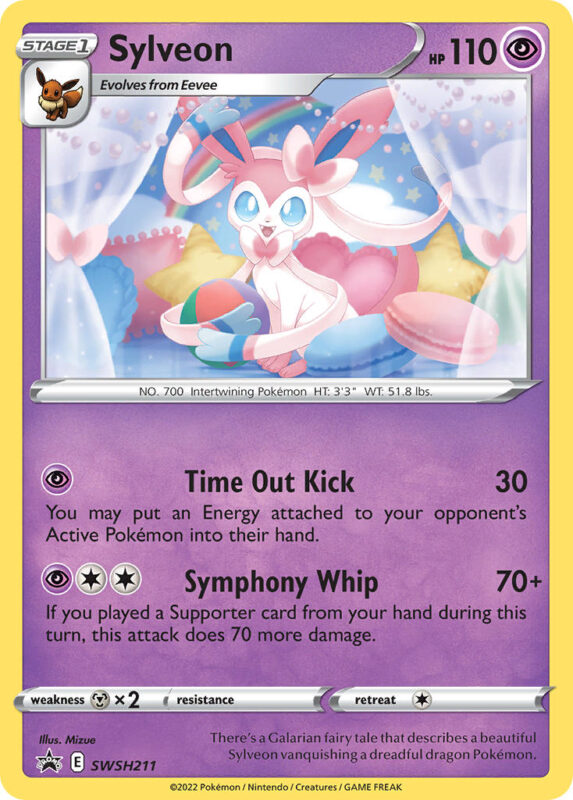 Bekijk als eerste de Sylveon SWSH211 Pokemon kaart uit de Sword ...