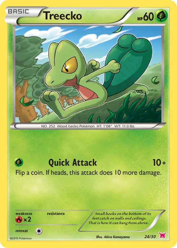 Wat is Treecko 24/30 uit XY Trainer Kit Latias waard? - Pokemonkaart.nl