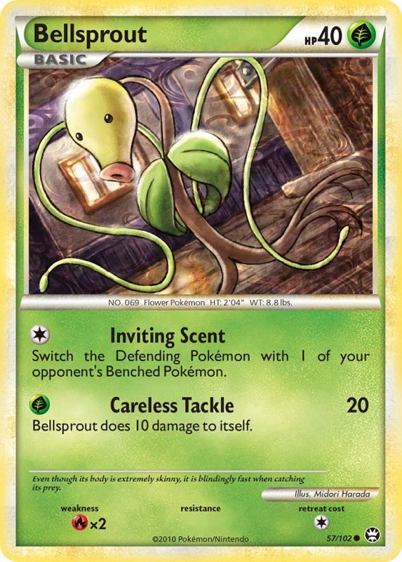 Check de actuele waarde van je Bellsprout 57/102 kaart uit de Triumphant set.