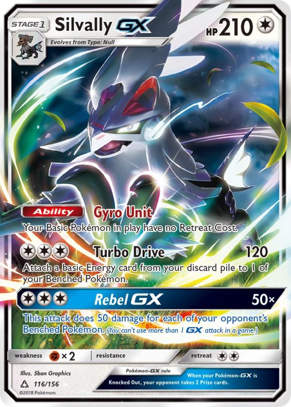 Check de actuele waarde van je Silvally-GX 116/156 kaart uit de Ultra Prism set.