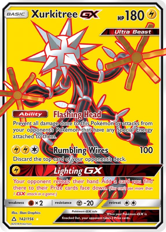 Check de actuele waarde van je Xurkitree-GX 142/156 kaart uit de Ultra Prism set.