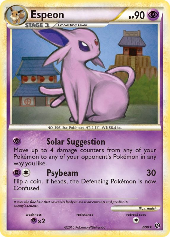 Check de actuele waarde van je Espeon 2/90 kaart uit de Undaunted set.