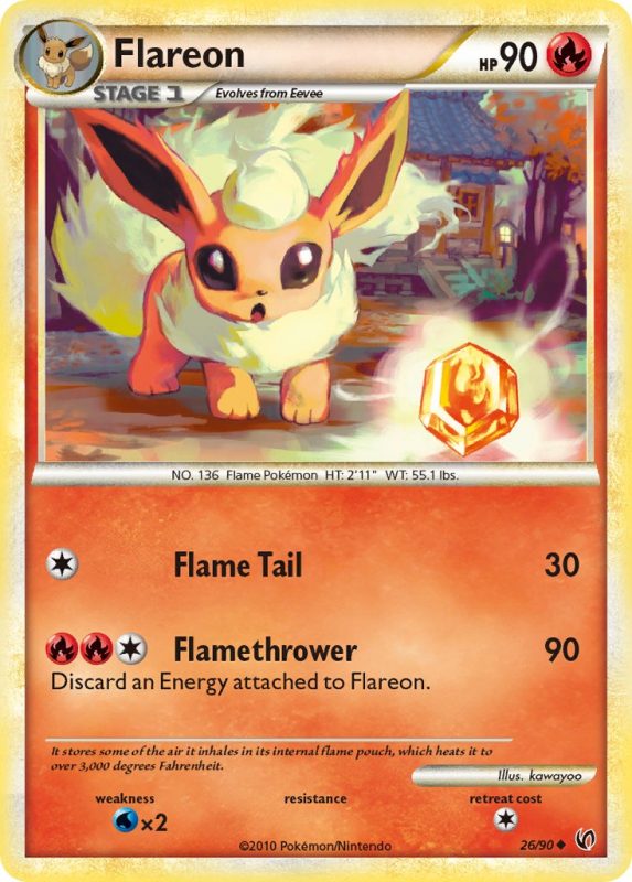 Check de actuele waarde van je Flareon 26/90 kaart uit de Undaunted set.