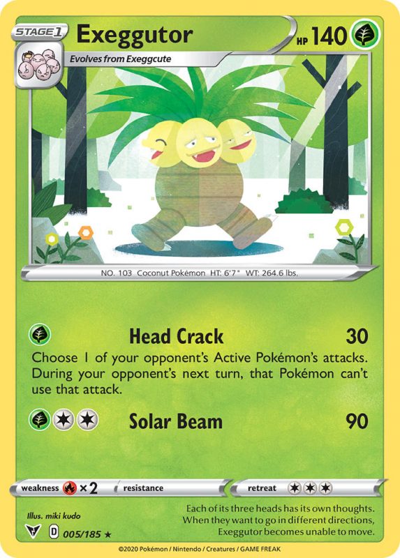 Check de actuele waarde van je Exeggutor 5/185 kaart