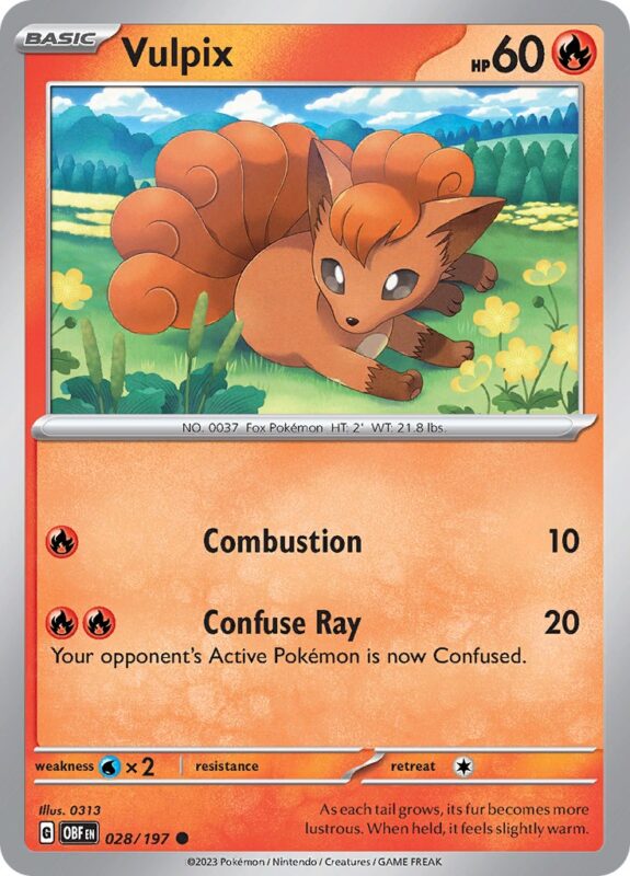 Check de actuele waarde van je Vulpix 028/197 uit de Obsidian Flames set op Pokemonkaart.nl
