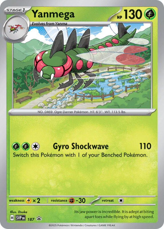 Wat is Yanmega 187 uit Scarlet & Violet Promos waard? - Pokemonkaart.nl