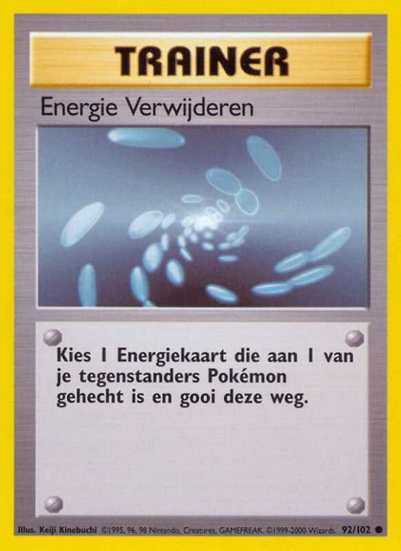 Wat is Energy Removal 92/102 uit Base Set NL waard? - Pokemonkaart.nl