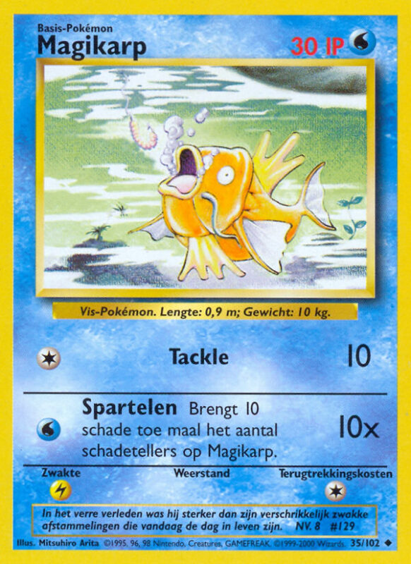 Check de actuele waarde van je Magikarp 33/108 kaart uit de Evolutions set.