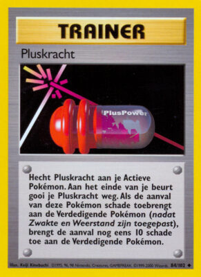 Wat is PlusPower 84/102 uit Base Set NL waard? - Pokemonkaart.nl
