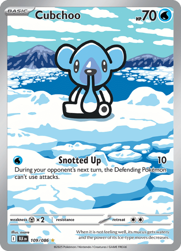 Wat is Cubchoo 109/086 uit Black Bolt waard? - Pokemonkaart.nl