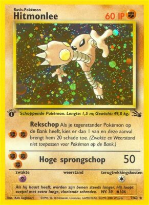 Wat is Hitmonlee 7/62 uit Fossil NL waard? - Pokemonkaart.nl